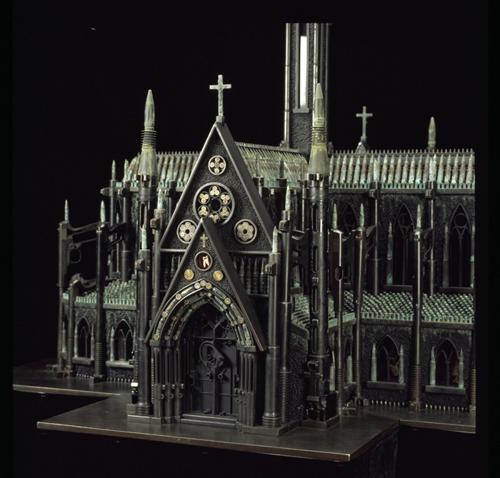 Al Farrow Makes Religious Sculptures From Guns And Ammo | Amusing Planet